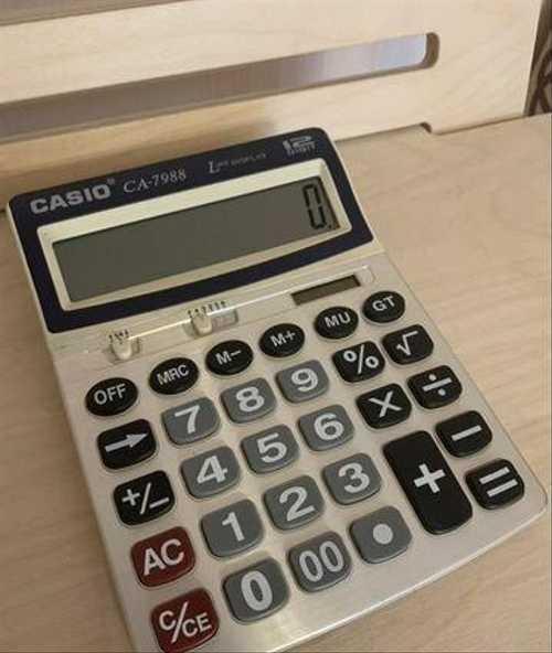 Калькулятор большой Casio CA-7988