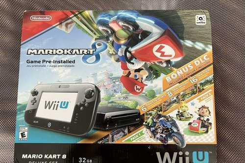 Nintendo Wii U Deluxe Set Mario Kart Новый