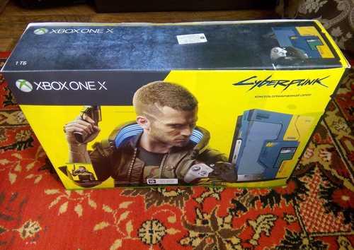 Xbox one x cyberpunk 2077 (Новый, не вскрытый)