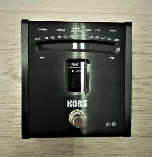 Гитарный тюнер korg DT-10 BR