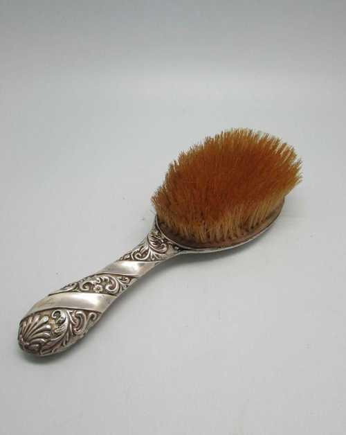 Серебряная щетка-расческа, Англия 1899 г