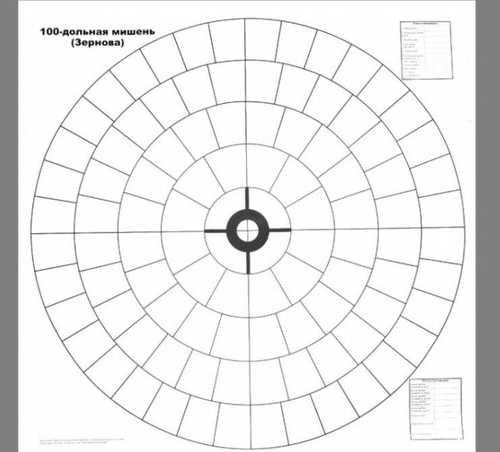 Мишень 100-дольная