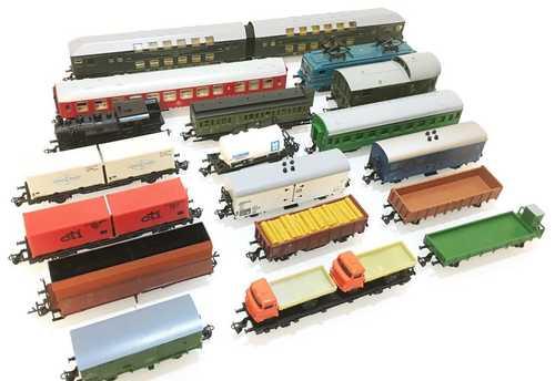 Модели поездов и вагонов bttb TT 12мм. и HO гдр
