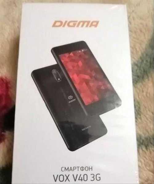 Смартфон Digma Vox V40 3G 8Gb Black
