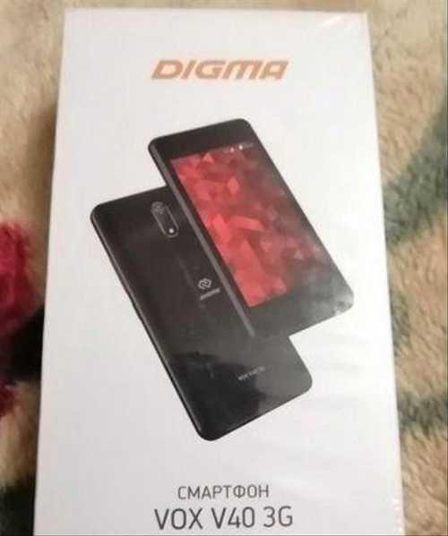 Смартфон Digma Vox V40 3G 8Gb Black