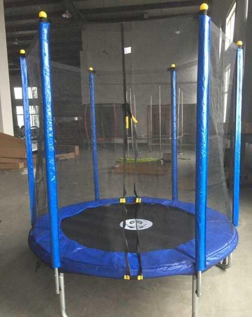 Детский батут Trampoline 6ft с защитной сеткой