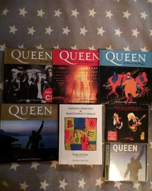 Queen-фирменные CD\DVD\VHS январь 2020