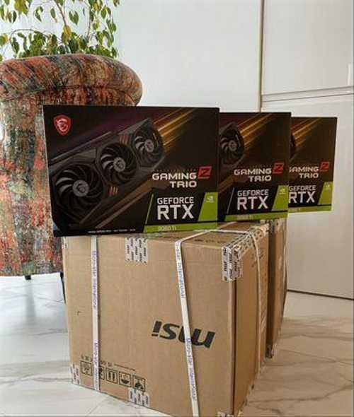 Видеокарта MSI GeForce RTX 3060 Ti gaming Z trio