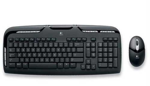 Беспроводная клавиатура и мышь Logitech EX110
