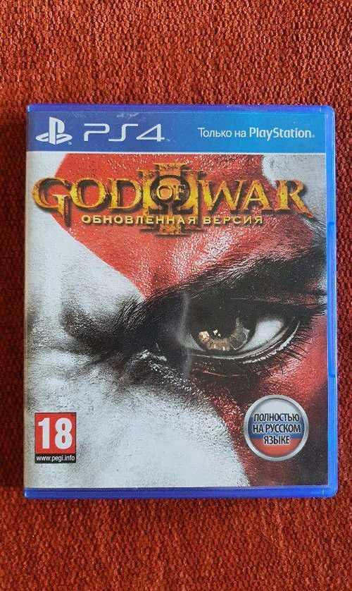 Игра для приставки PS4 God of war 3