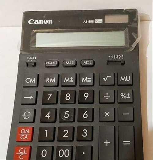 Калькулятор новый Canon