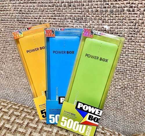 Power bank 5000 mAh (разные цвета)