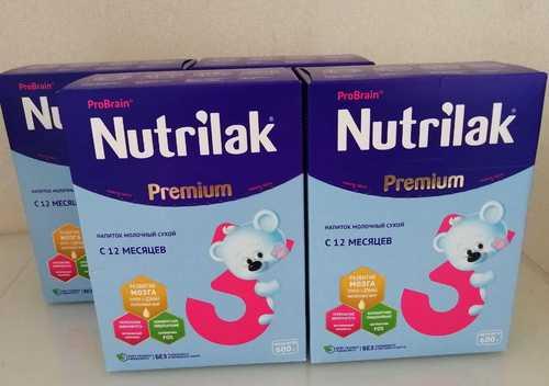 Смесь Nutrilak 3 Premium Нутрилак