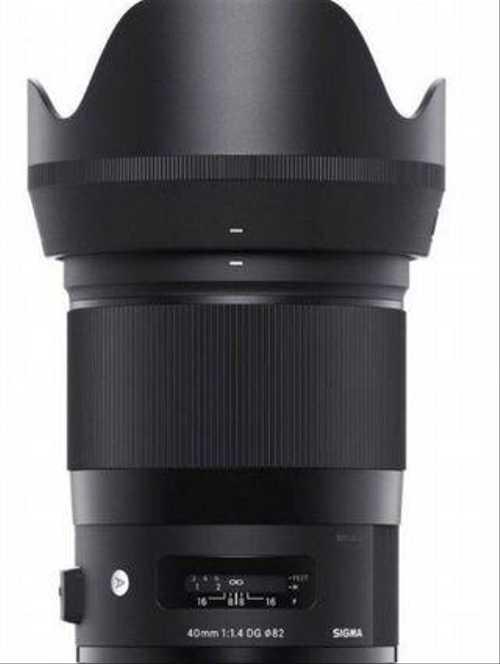Новый Sigma AF 40mm F/1.4 DG HSM ART Nikon
