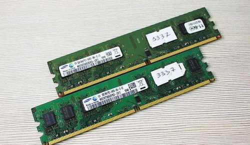 Оперативная память DDR2 2 GB 800 MHz Samsung