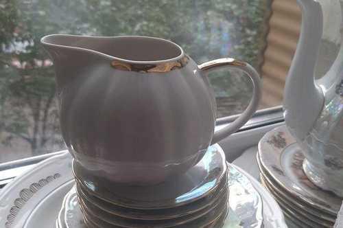 Сервиз чайный из костяного фарфора Дулево