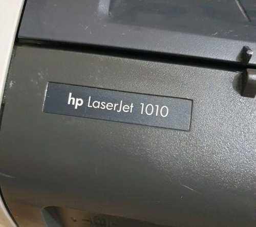 Принтер HP laserjet 1010 с картриждем на запчасти
