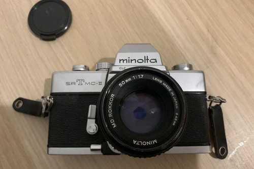 Плёночный фотоаппарат Minolta SRT MC2
