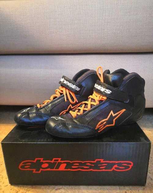 Alpinestars tech 1-K Shoes Black Orange FL