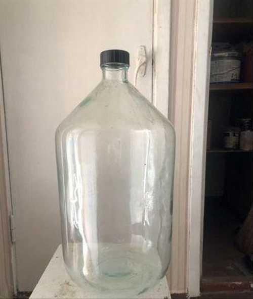 Бутылка стеклянная 25 литров или 35