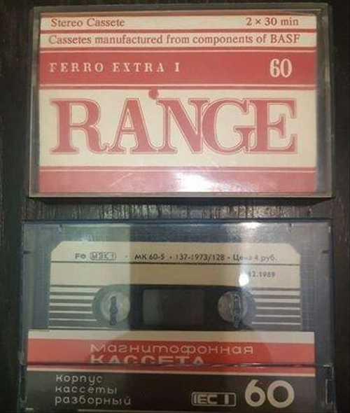 Аудиокассеты для записи, конца 80-х/90-х гг