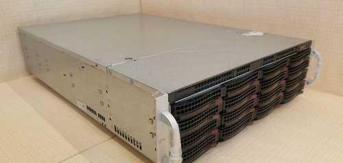 3U/2xE5-2609v2/X9DRD-A/16HDD3.5/SAS9201-16i/2x800W