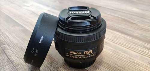 Портретный Объектив Nikon 35mm f/1.8G AF-S DX