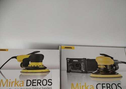 Машина шлифовальная Mirka Ceros 5mm, и Mirka Deros