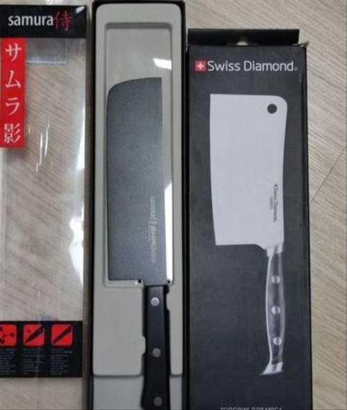 Нож топорик для мяса Swiss Diamond, Samura