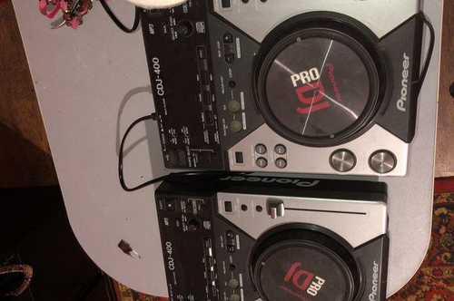 Pioneer cdj400 вертушки CD проигррователи
