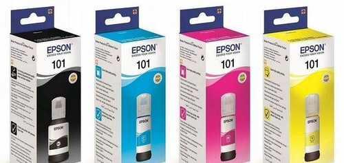 Комплект Оригинальных чернил Epson (101)
