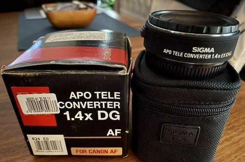 Телеконвертер Sigma APO tele 1.4 X EX DG Nikon