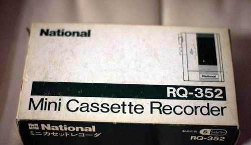 Новый кассетный плеер National RQ-352
