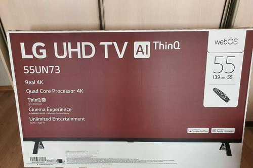 Телевизор LG UHD TV AL thinq 55UN73