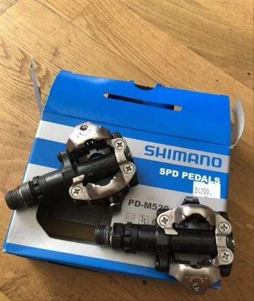 Контактные педали shimano M-520