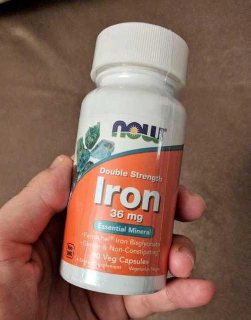 Now железо двойной силы. Now БАД. Iron 36 MG Now.