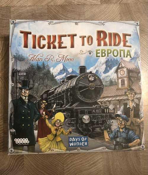 Настольная игра Ticket to ride Европа