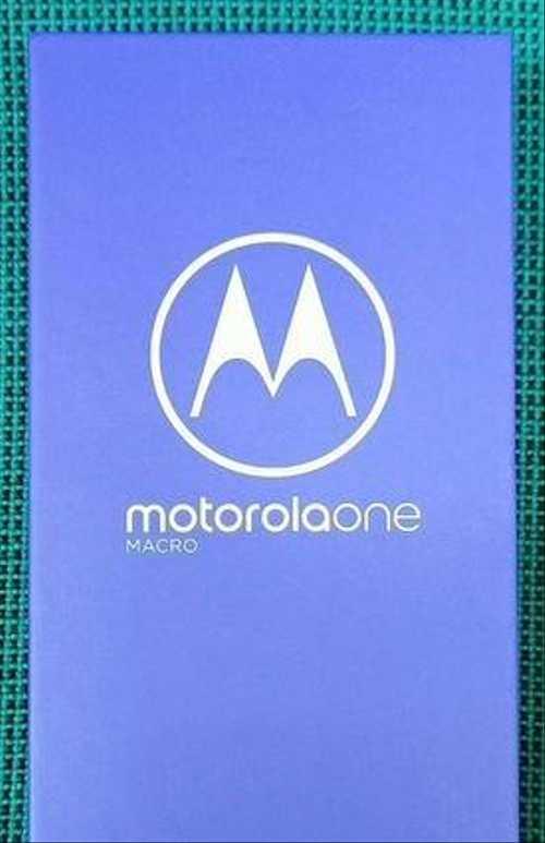 Motorola One Macro 64gb синий металлик