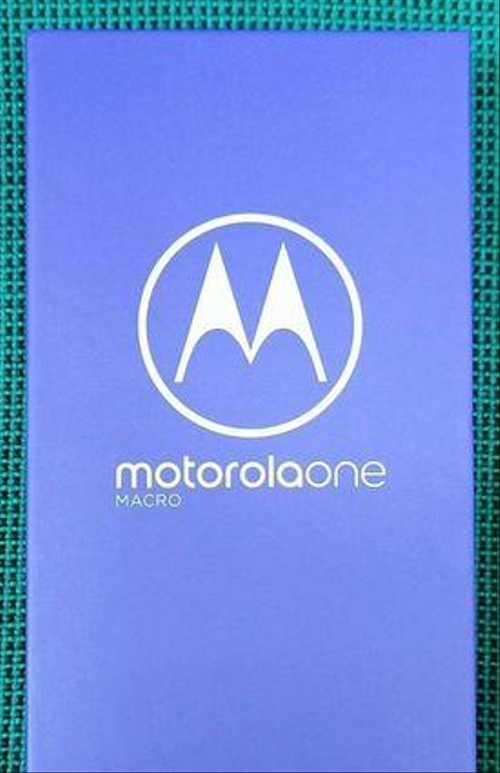 Motorola One Macro 64gb синий металлик