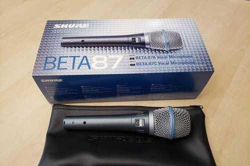Универсальный микрофон Shure Beta 87C Оригинал