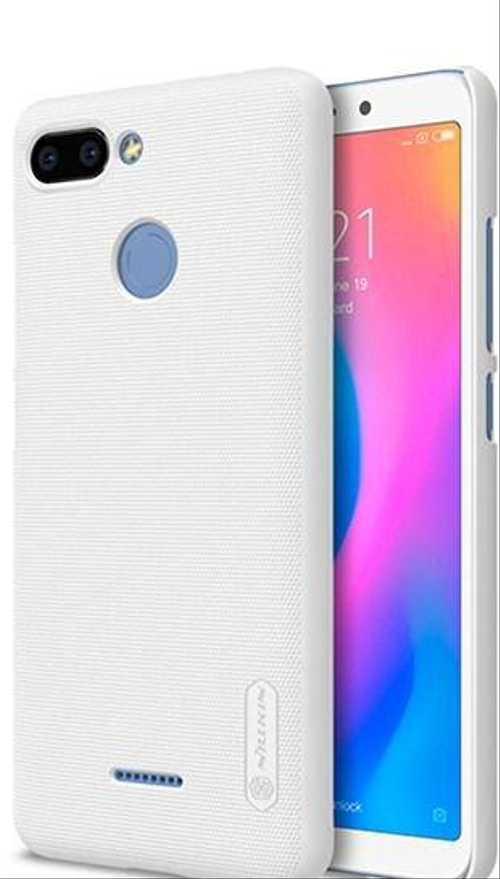 Накладка Nillkin пластиковая Xiaomi Redmi 6 White