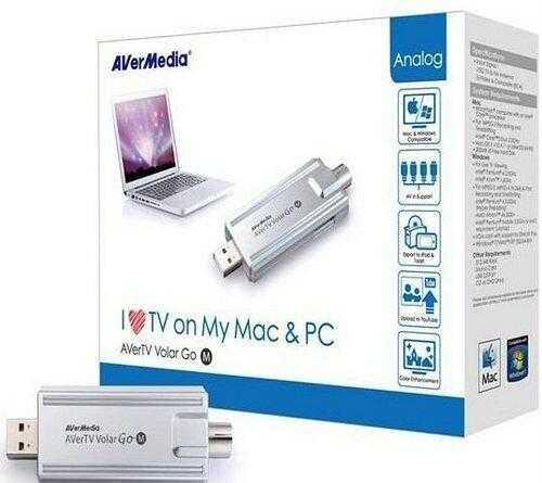 Тюнер на MAC OS. Avermedia avertv Volar Go M A833M