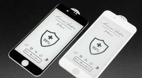 iPhone 7 8 Стекло Анти-микробное 3D Айфон