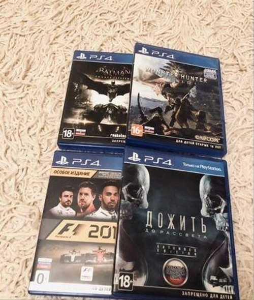 4 диска Ps4 PlayStation 4 обмен