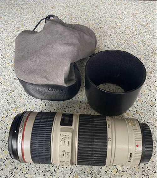 Объектив Canon Zoom Lens EF 70-200mm f/4L IS USM