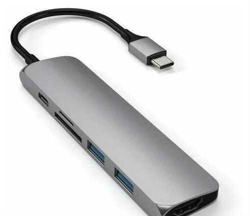USB-хаб Satechi Type-C Slim Multiport Adapter V2
