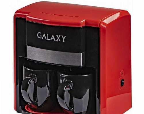 Кофеварка galaxy GL0708 красная