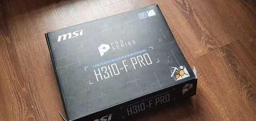 MSI H310-F PRO на 13 видеокарт и i3-9100