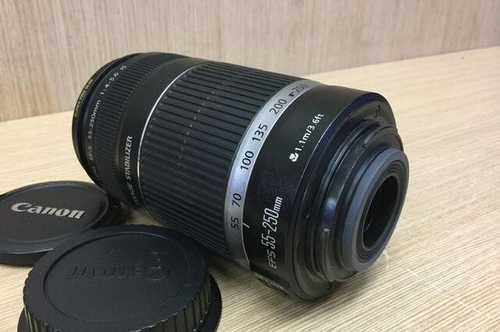 Объектив Canon EF-S 55-250mm 1:4-5,6 IS