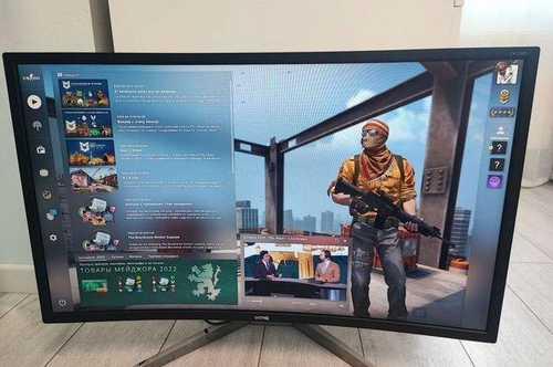 Продам игровой монитор 32" BenQ EX3200R 144Hz